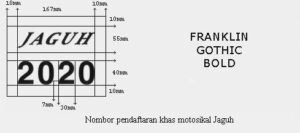 Plate Number Specification - Portal Rasmi JPJ